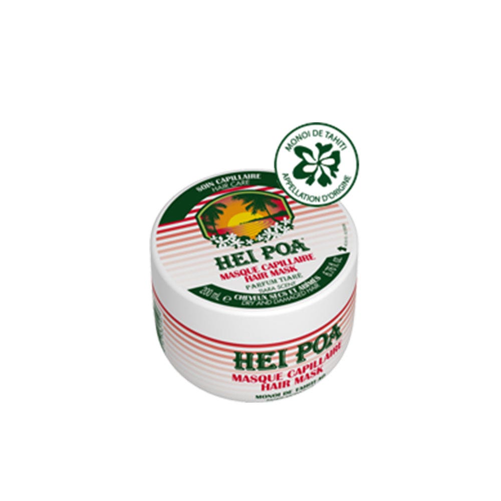 Hei Poa Hair Mask Tahiti Monoi Oil 200ml - Easypara