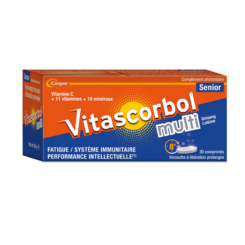 Vitascorbol Multi Senior 30 Tablets - Easypara