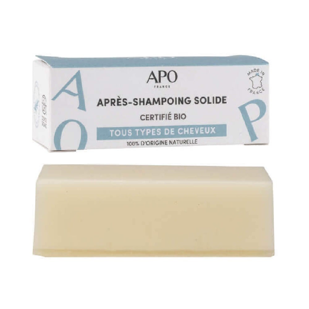 APO France Solid conditioner Cleansing bar All hair types 50g - Easypara
