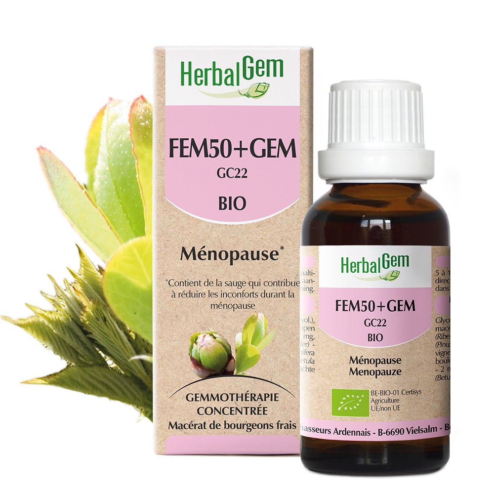 Herbalgem Gemmotherapy complexes Fem50+gem Bio 30ml - Easypara