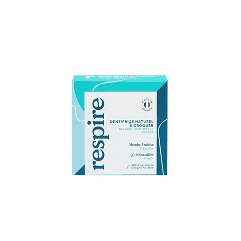 Respire Toothpaste Solide Natural Mint x 60 tablets - Easypara