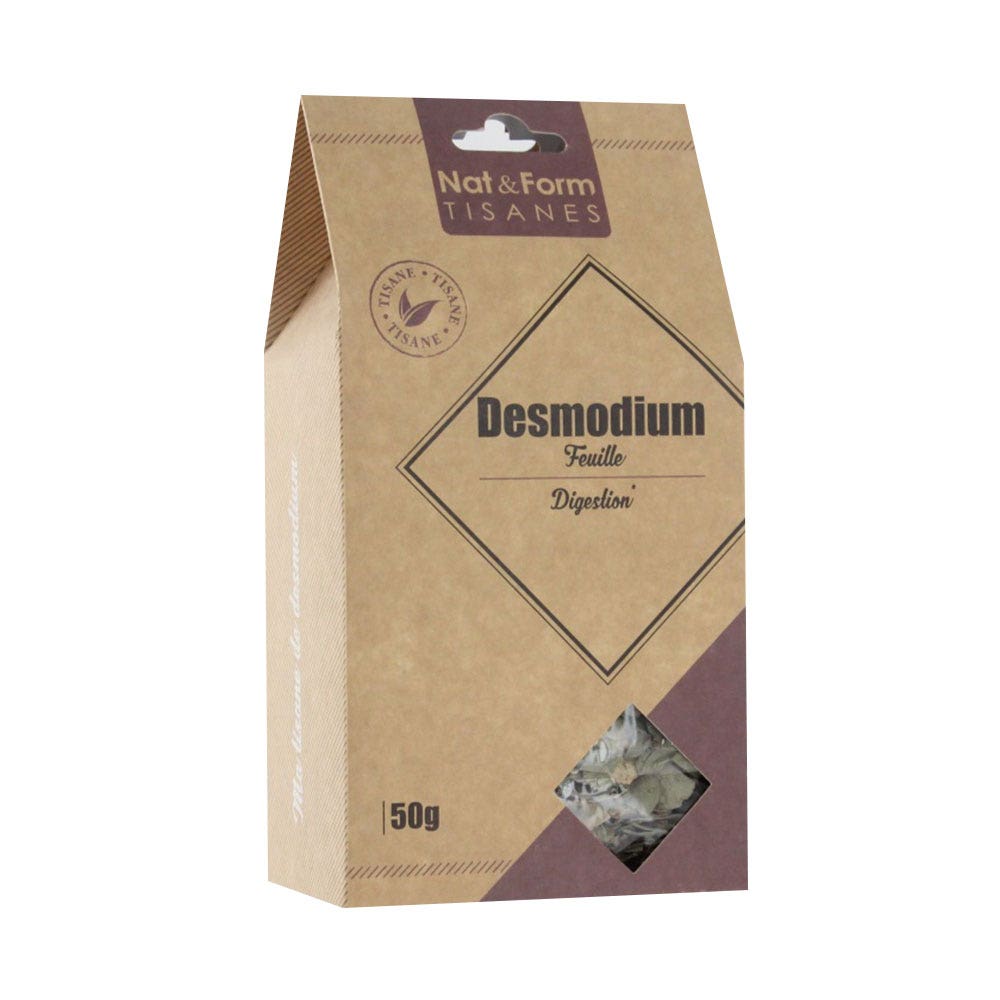 Nat&Form Desmodium Digestion Herbal Tea 50g - Easypara
