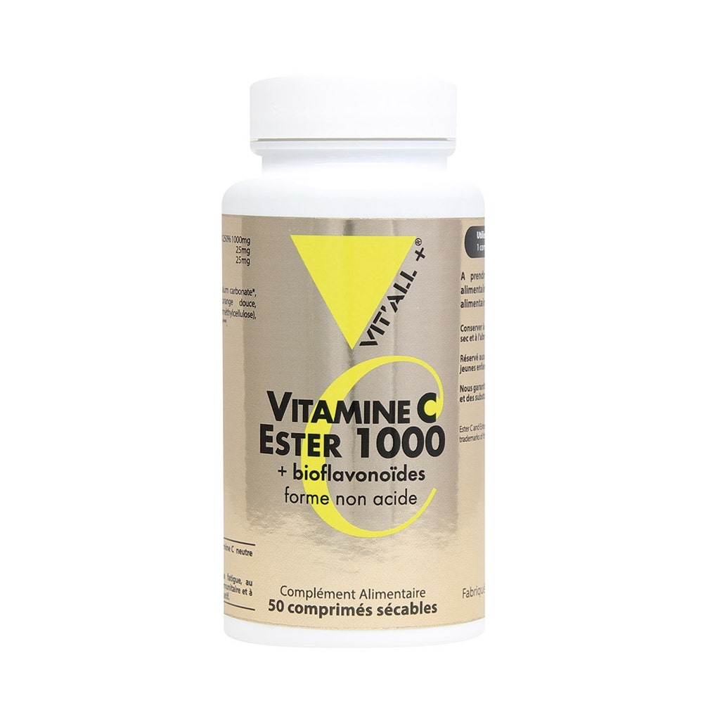 Vit'All+ Vitamin C Ester 1000 50 divisible tablets - Easypara