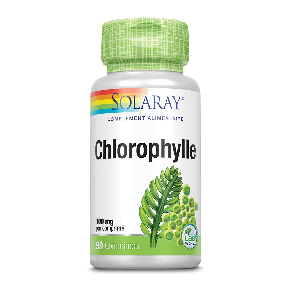 Solaray Chlorophyll 100 mg x90 tablets - Easypara