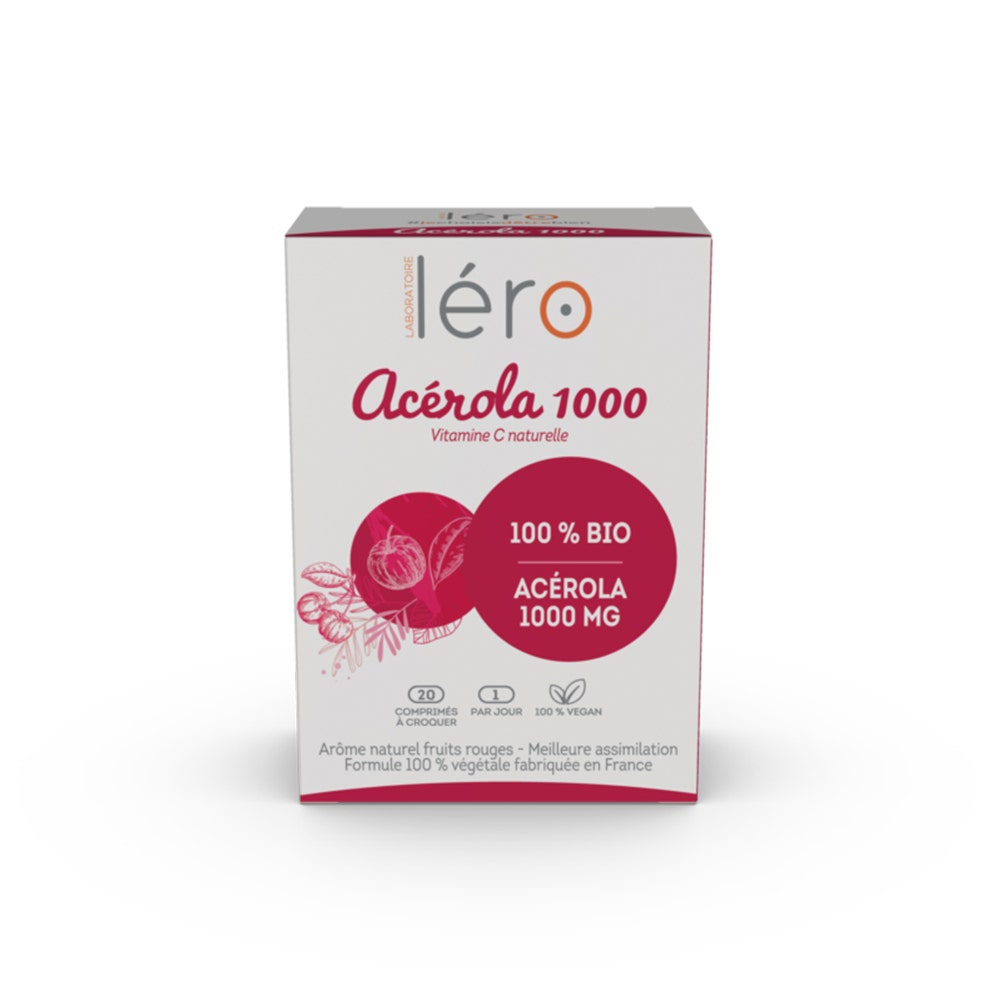 Lero Acerola 1000 Bioes 20 tablets - Easypara