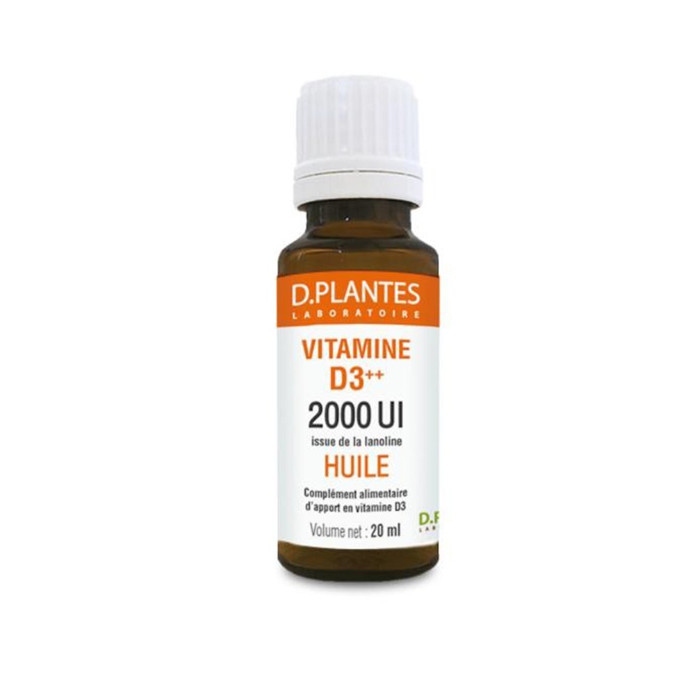 D. Plantes Vitamin D3++ 2000 IU 20ml - Easypara