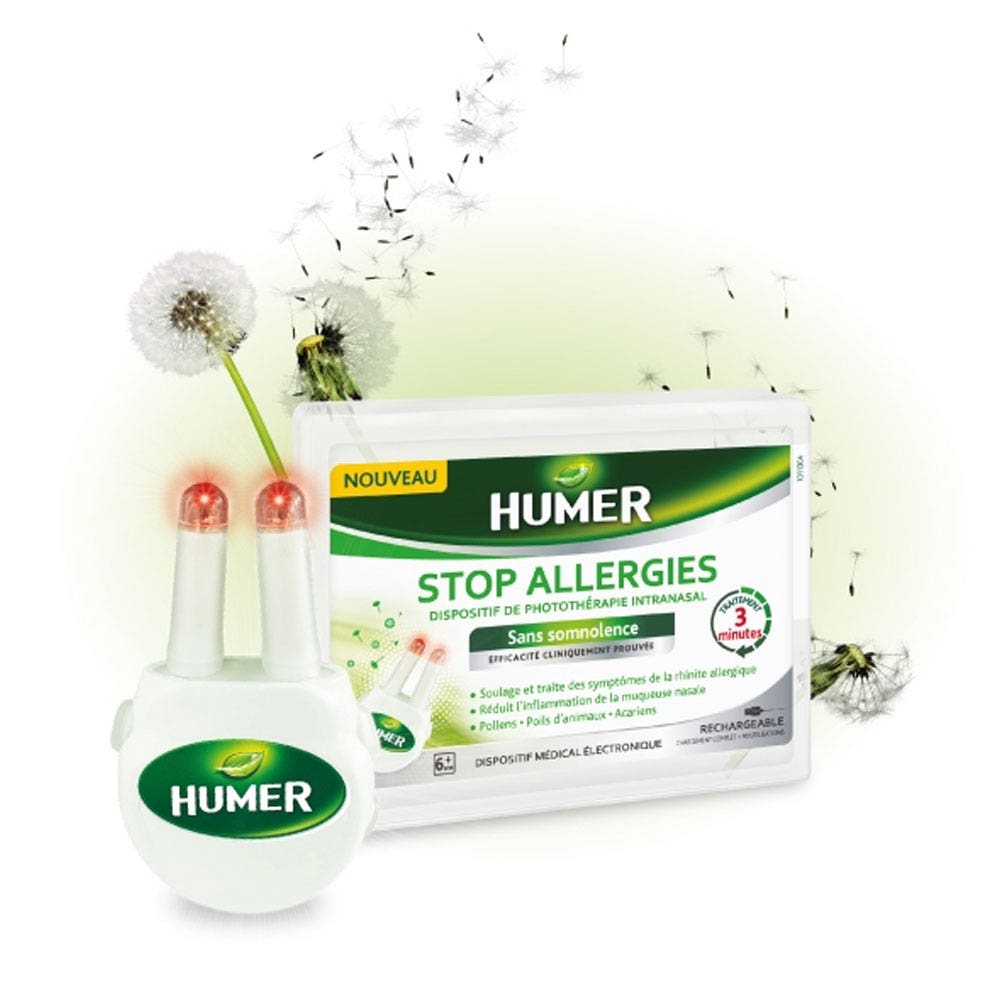Humer Stop allergies Intranasal phototherapy device - Easypara