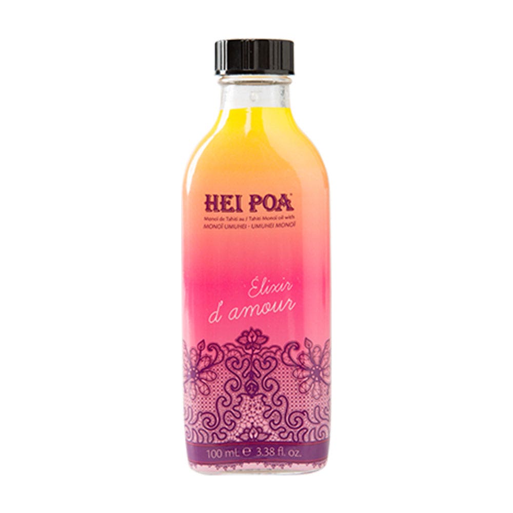 Hei Poa Monoi de Tahiti with Monoi Umuhei Elixir d'Amour 100ml - Easypara