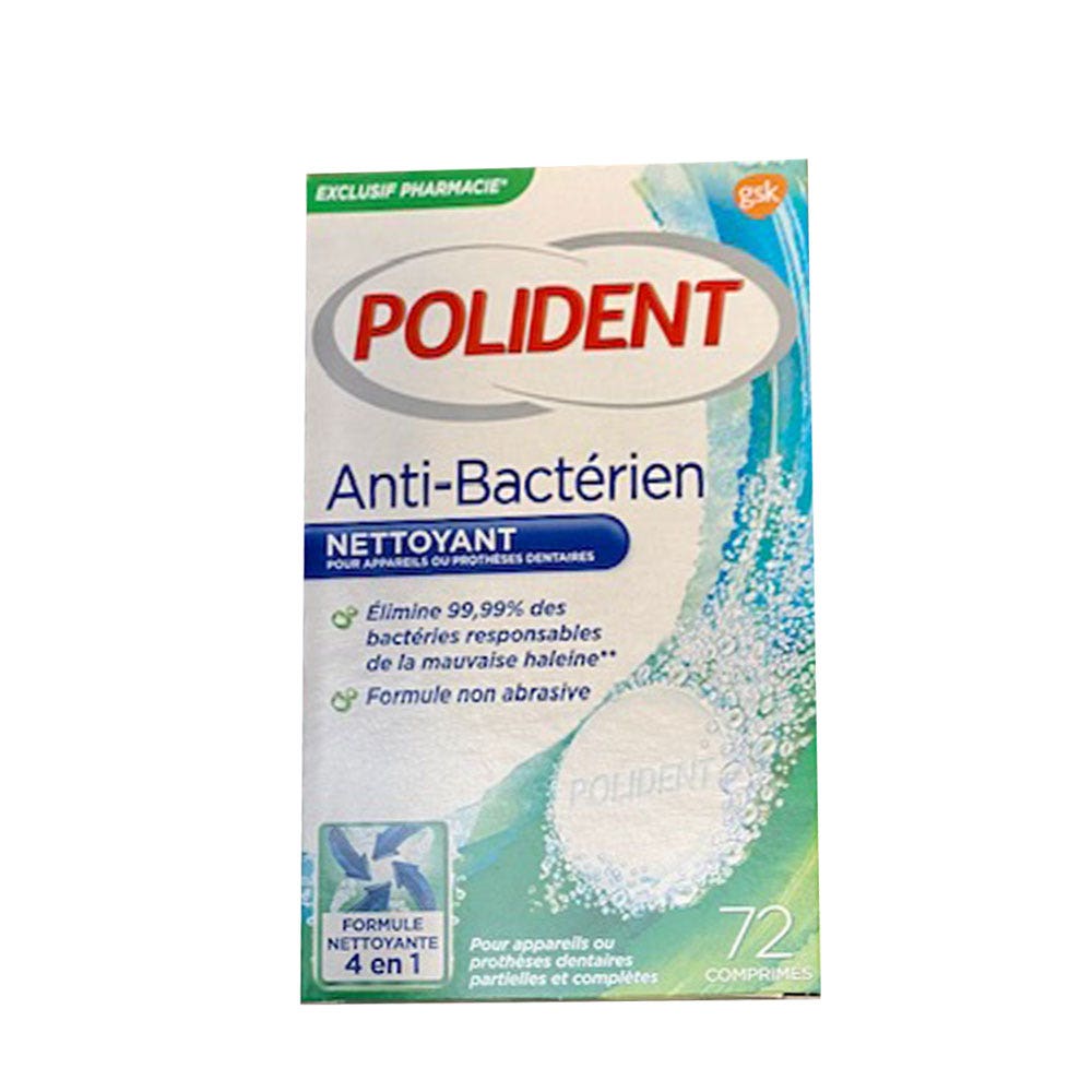 Polident 4 In 1 Anti-Bacterial Cleanser For Dental Appliances And ...