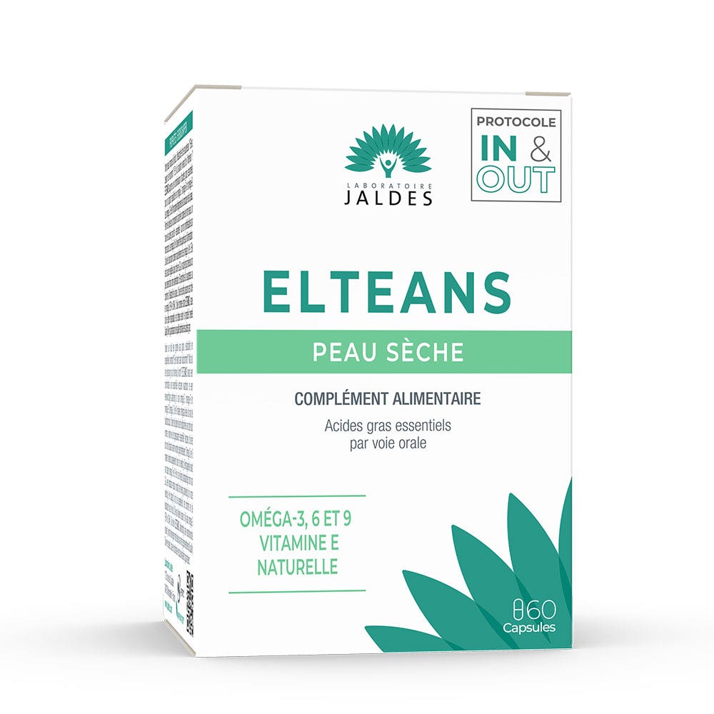 Jaldes Elteans Elteans 60 Capsules Skin Nutrition Peau seche 60 ...
