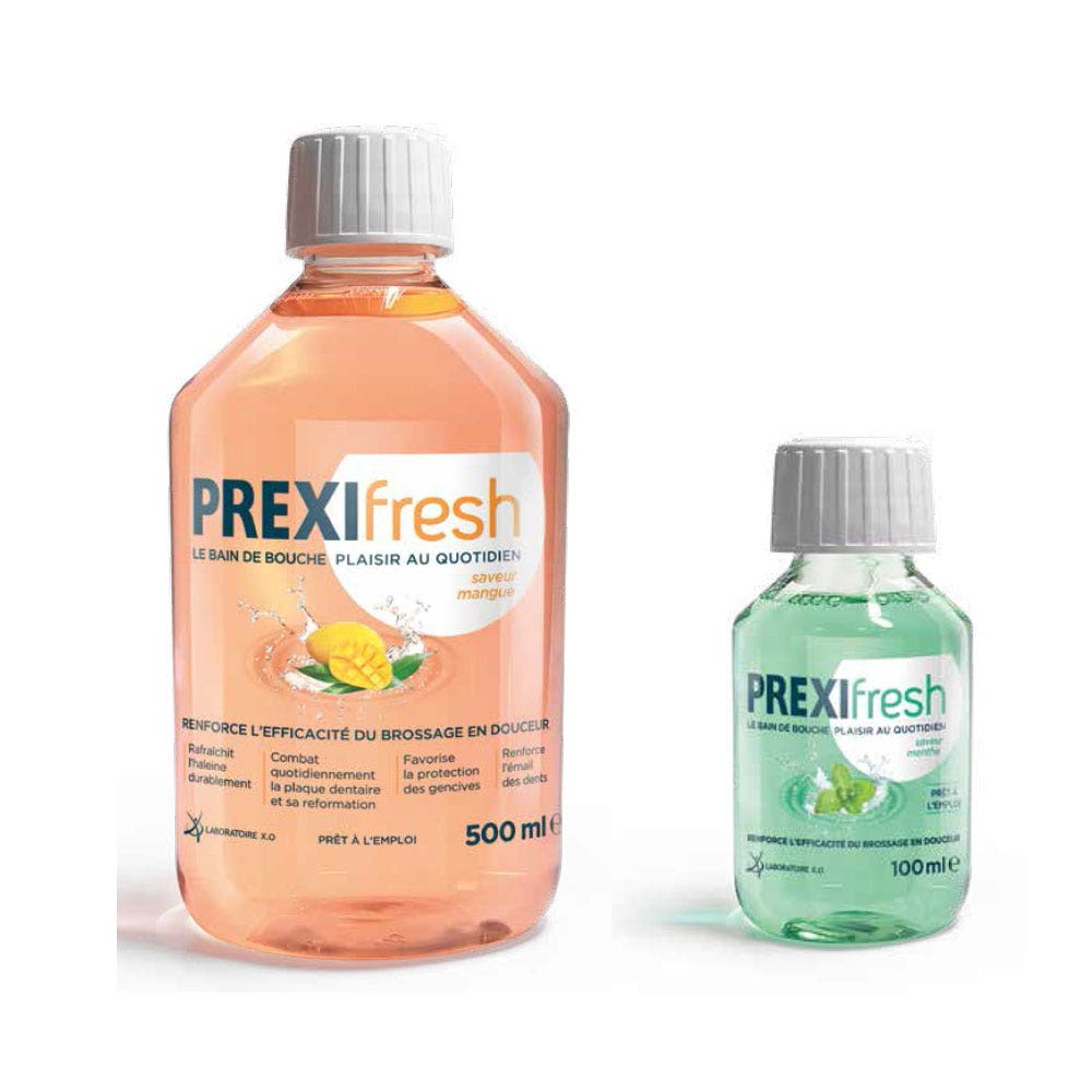 Laboratoire X.O. Prexi Fresh Mango Mouthwash 500ml + Mint 100ml free ...