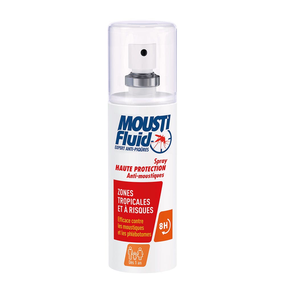 Moustifluid High protection spray against mosquitoes Tropical and high ...