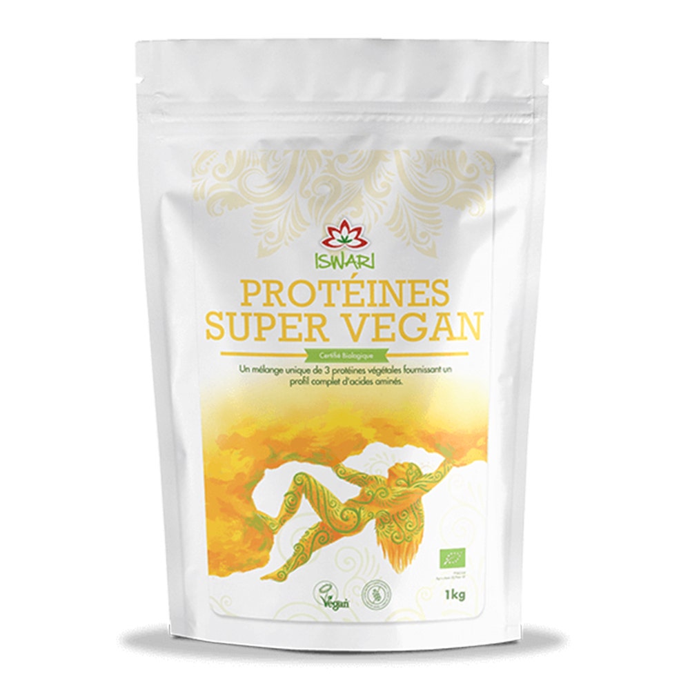 Iswari Plant proteins Super Vegan Bioes Proteins 250g - Easypara