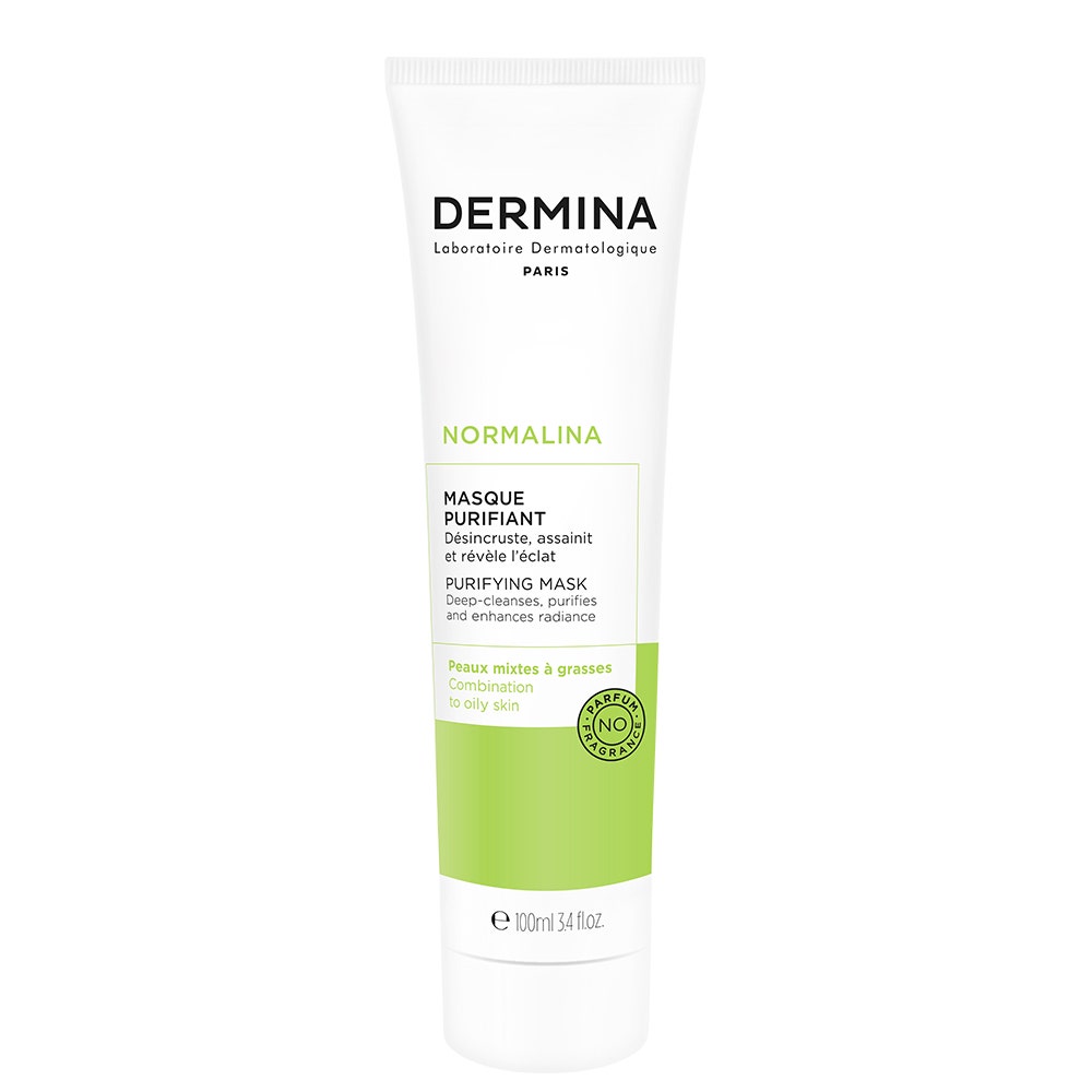 Dermina Normalina Purifying Mask Combination To Oily Skin 100ml - Easypara