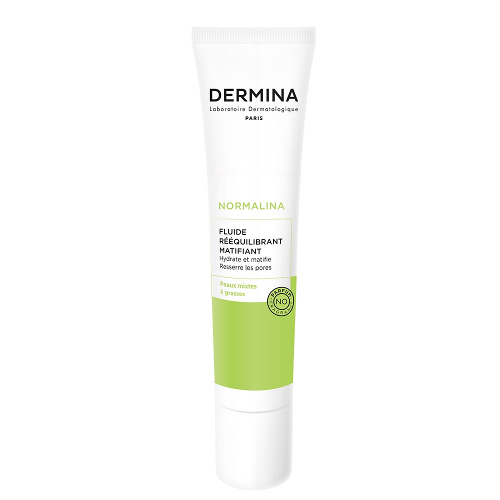 Dermina Normalina Rebalancing Mattifying Fluid Combination To Oily Skin ...