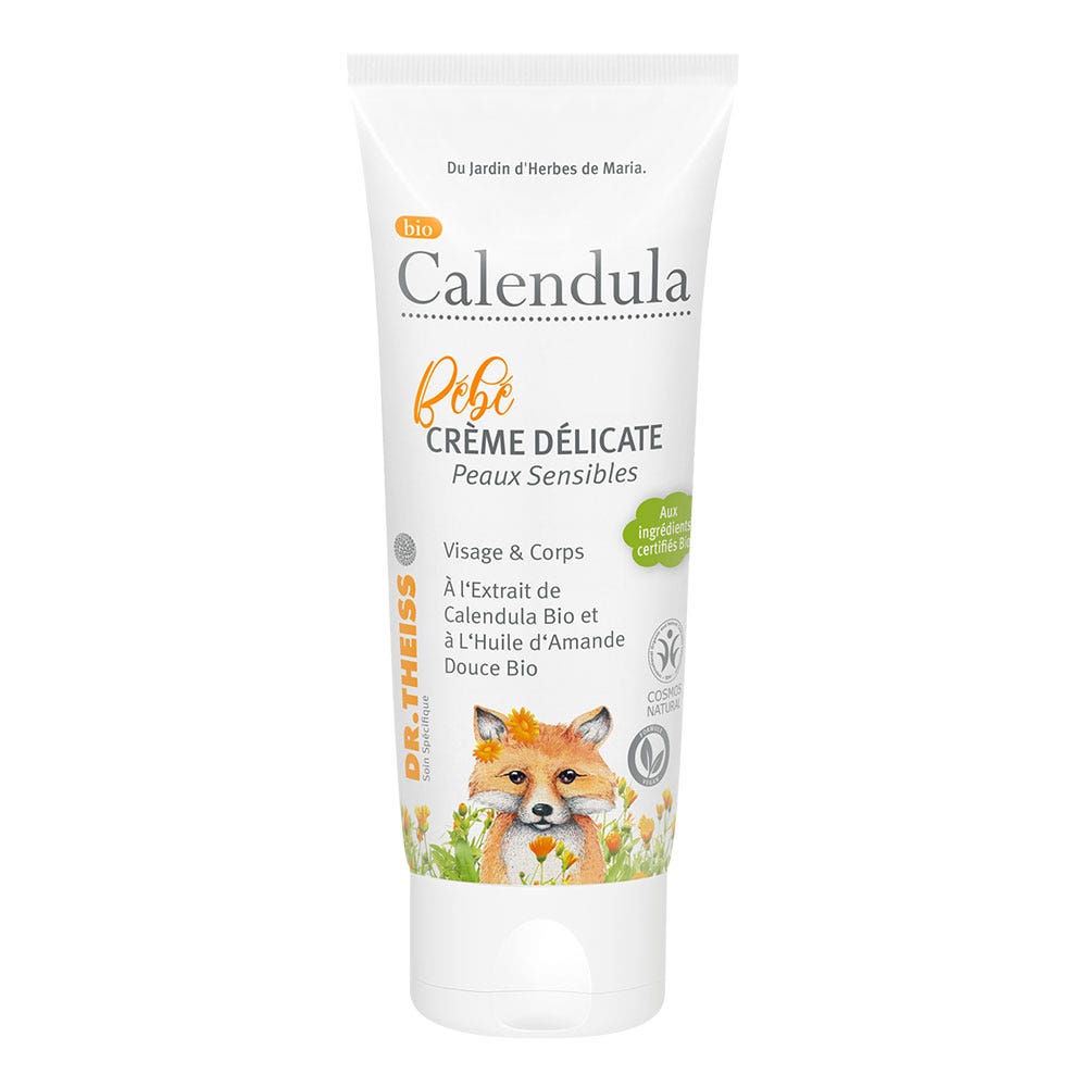 Dr. Theiss Naturwaren Bio Calendula Bébé & Maternité Delicate Cream for Sensitive Skin 75ml ...