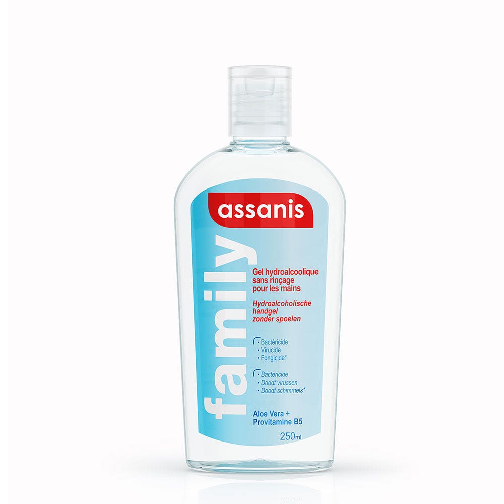 Assanis Family No-rinse hand sanitiser Avec Bouchon 250ml - Easypara