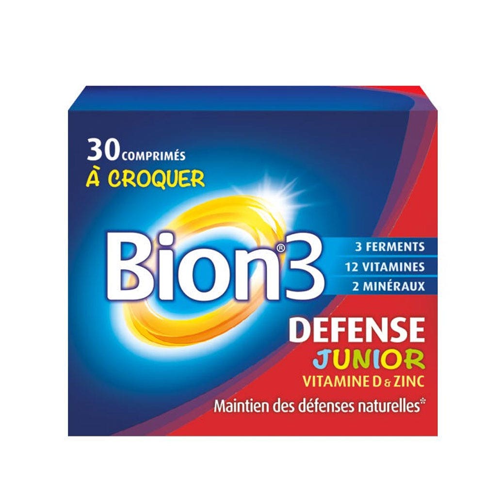 Bion3 Juniors 30 Chewable Tablets A Croquer 30 Comprimes - Easypara