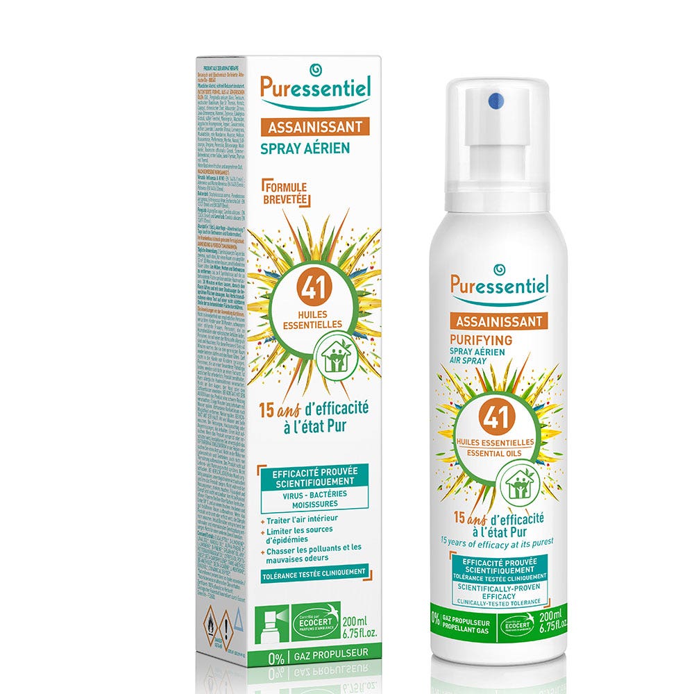 Puressentiel Sanitizing Purifying Spray 41 Essential Oils Edition ...