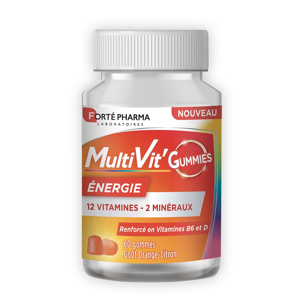 Forté Pharma MultiVit'4G Multivitamins and Minerals 60 chewing gums ...
