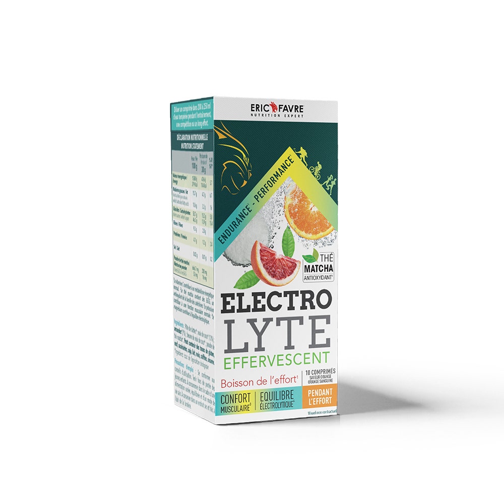 Eric Favre Effervescent electrolyte Orange Flavour - Blood Orange 10 ...