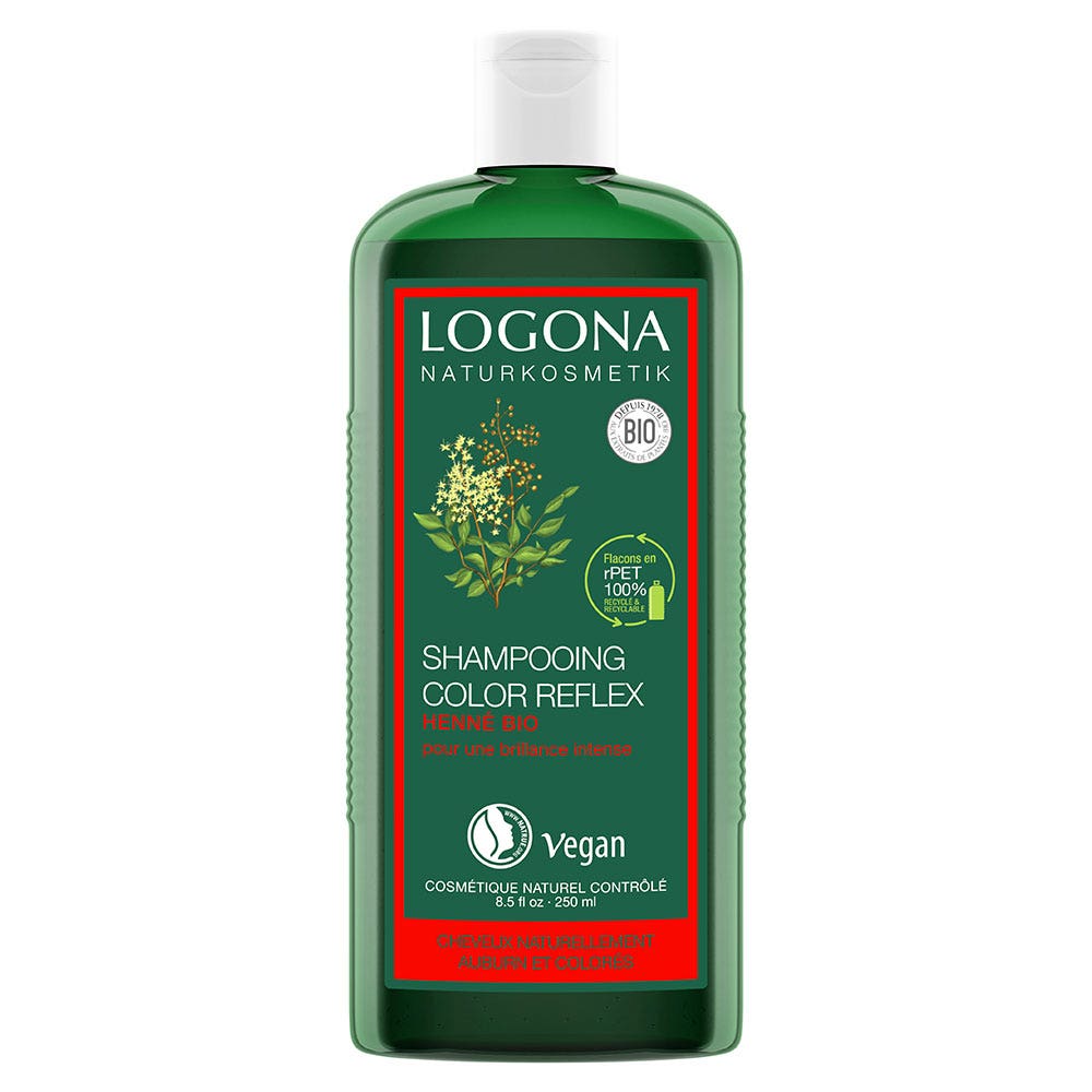 Logona Colour reflex shampoo with henna 250ml - Easypara