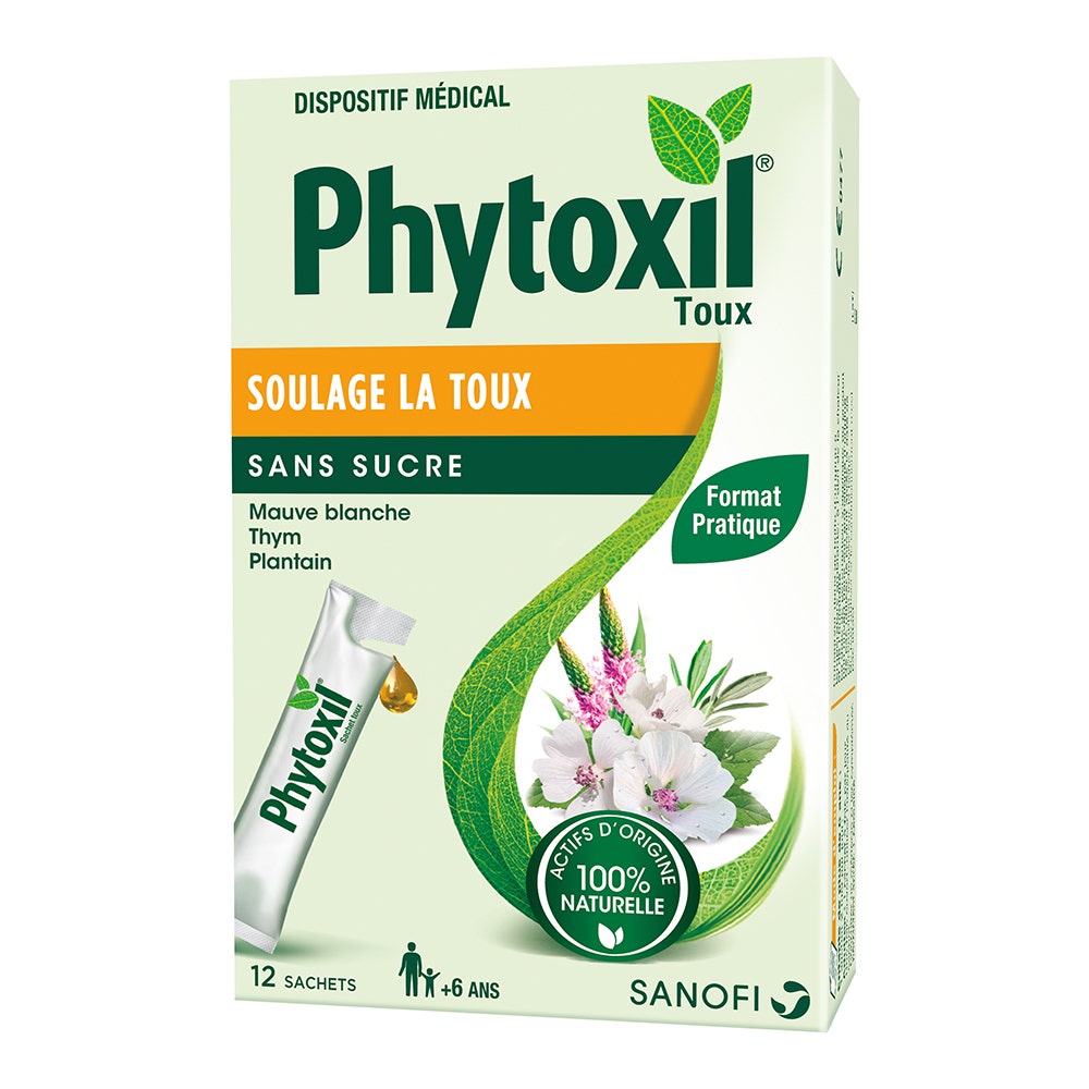 Phytoxil Sugar Free Syrup For Cough X 12 Sachets 12 Sachets - Easypara