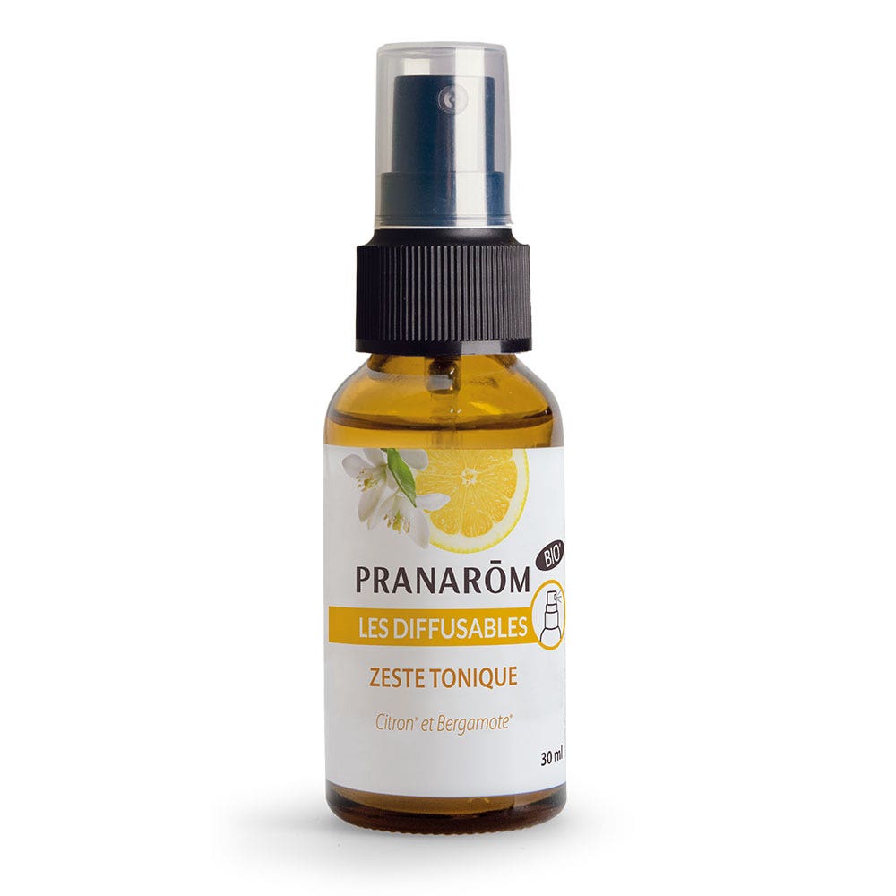 Pranarôm Les diffusables Organic Tonic Zest Spray Lemon and bergamot ...