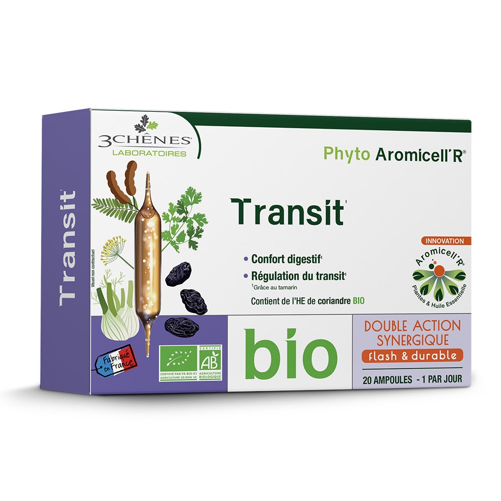 3 Chênes Organic Transit Ampoules x20 - Easypara