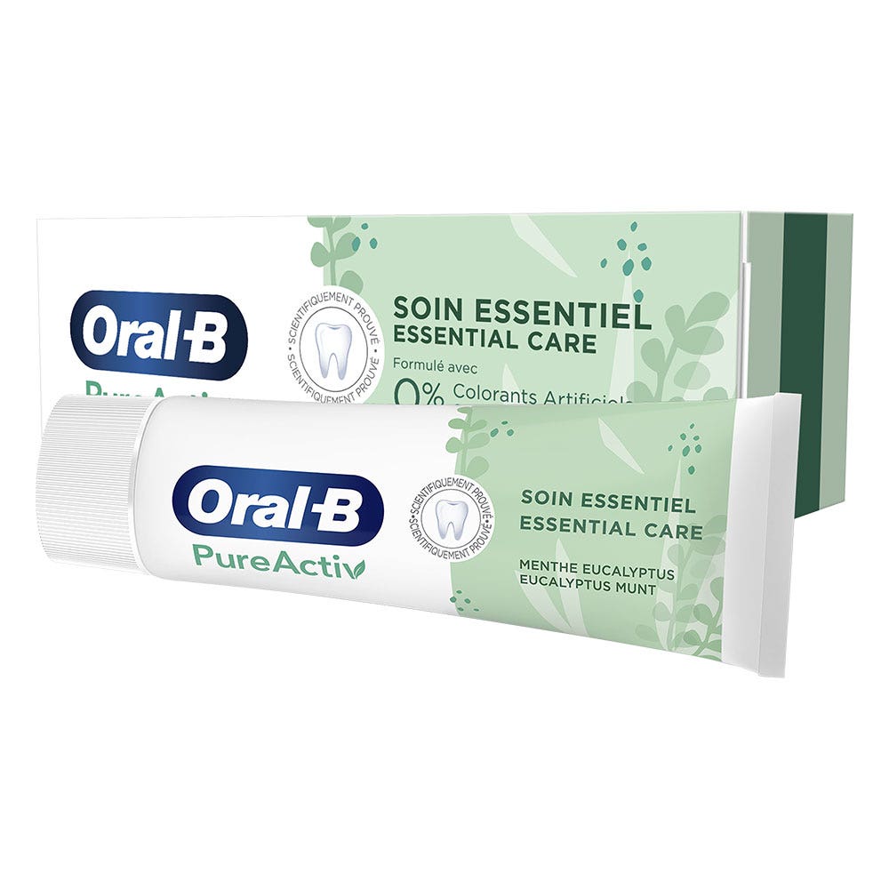 Oral-B Mint Eucalyptus Toothpaste Pureactiv 75ml - Easypara