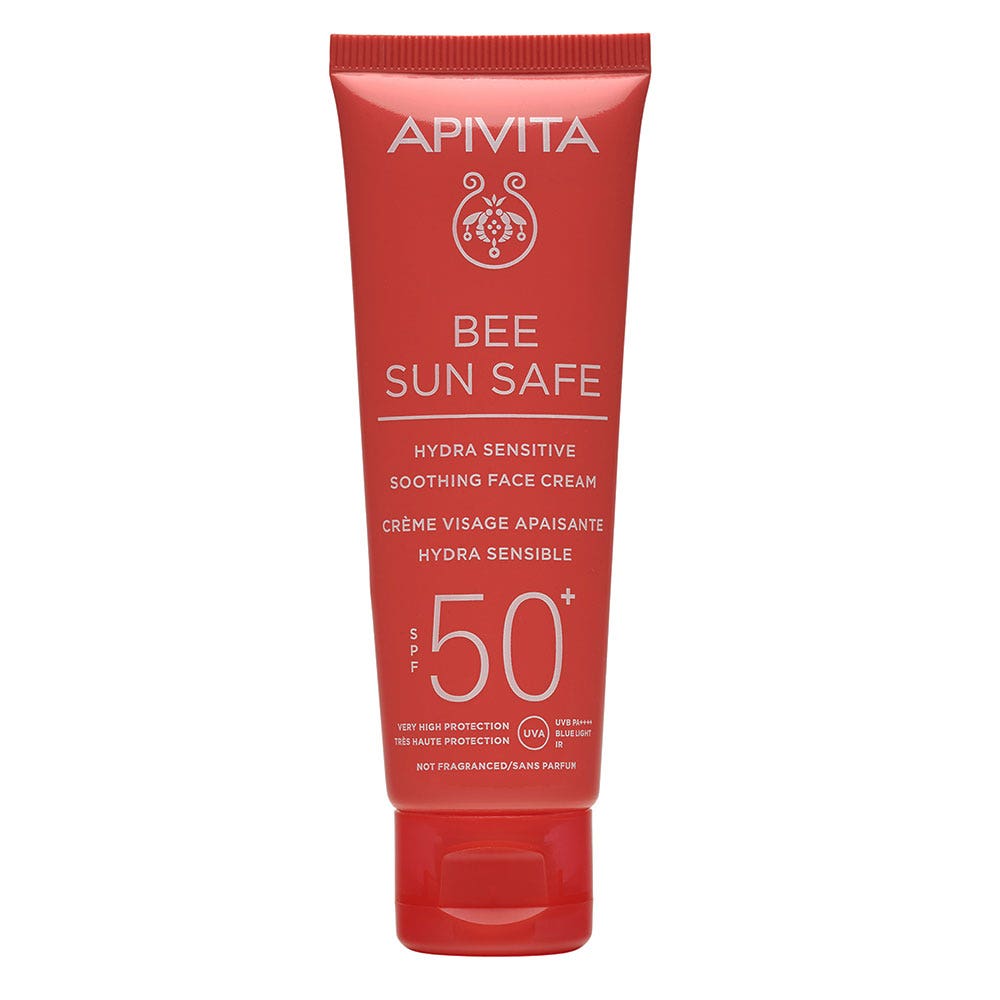 Apivita Hydra+ Sensitive Soothing Face Cream SPF50 50ml - Easypara
