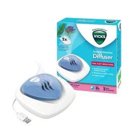 VH1800 Portable Waterless Diffuser 2 refills-Lavender and Rosemary ...