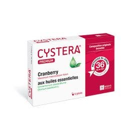Cystera Premium Cranberry X 10 Capsules 10 Gélules- Lyocentre - Easypara