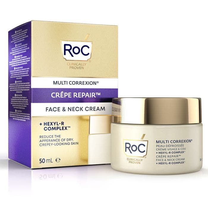 Smooth Skin Face and Neck Cream Multi-correction 50ml- Roc - Easypara