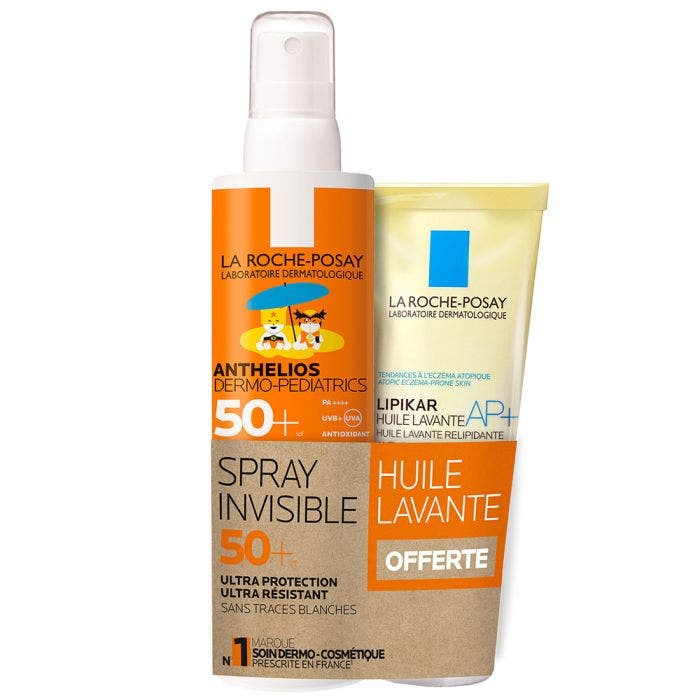 Invisible SPF50+ Perfumes Free Spray 200ml + Lipikar 100ml Free ...