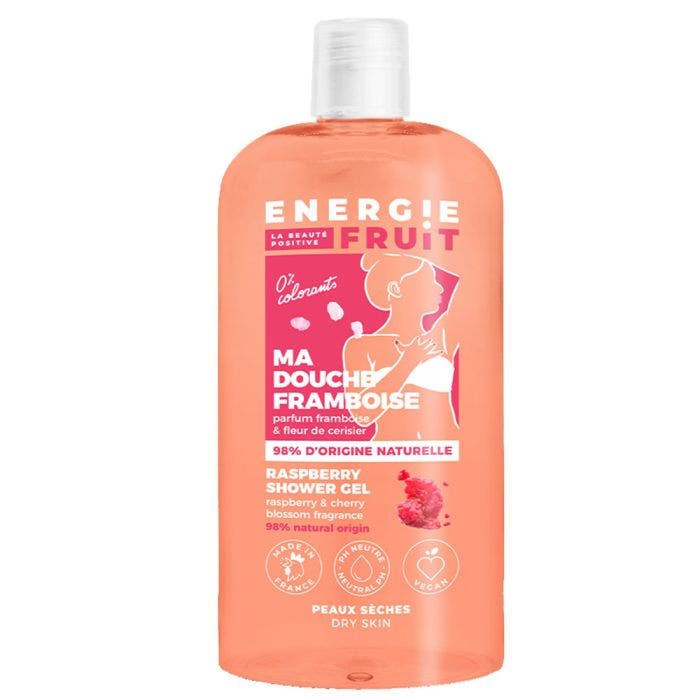 Raspberry Ph Neutral Shower Gel 500ml- Energie Fruit - Easypara