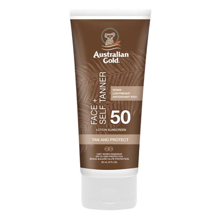 Sun Cream SPF50 Self Tanner 88ml-Face Australian Gold - Easypara
