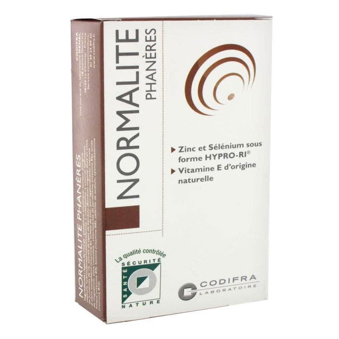 Normalite Phanere Skin Appendages 60 Capsules - Codifra - Easypara