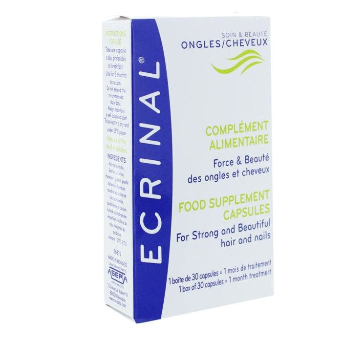 Hair And Nail Beauty Care X 30 Capsules - Ecrinal - Easypara