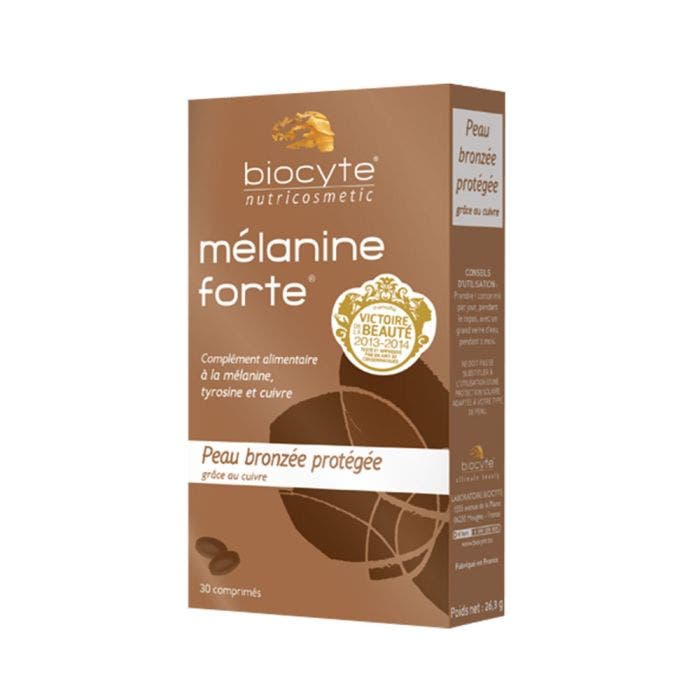 Melanin Forte 30 Tablets - Biocyte - Easypara