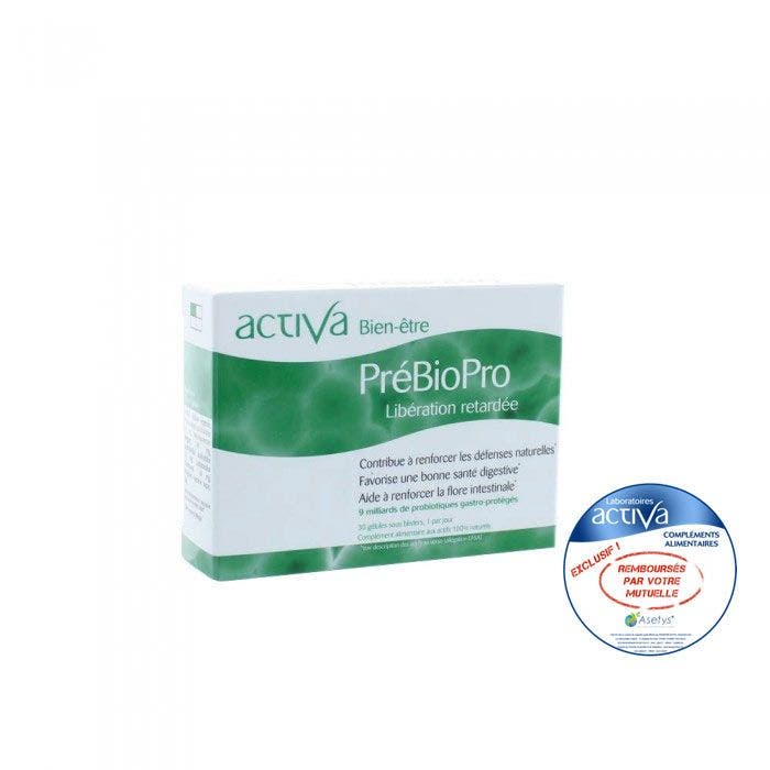 Prebiopro Delayed Release X 30 Capsules Bien-Être x30 gélules- Activa ...