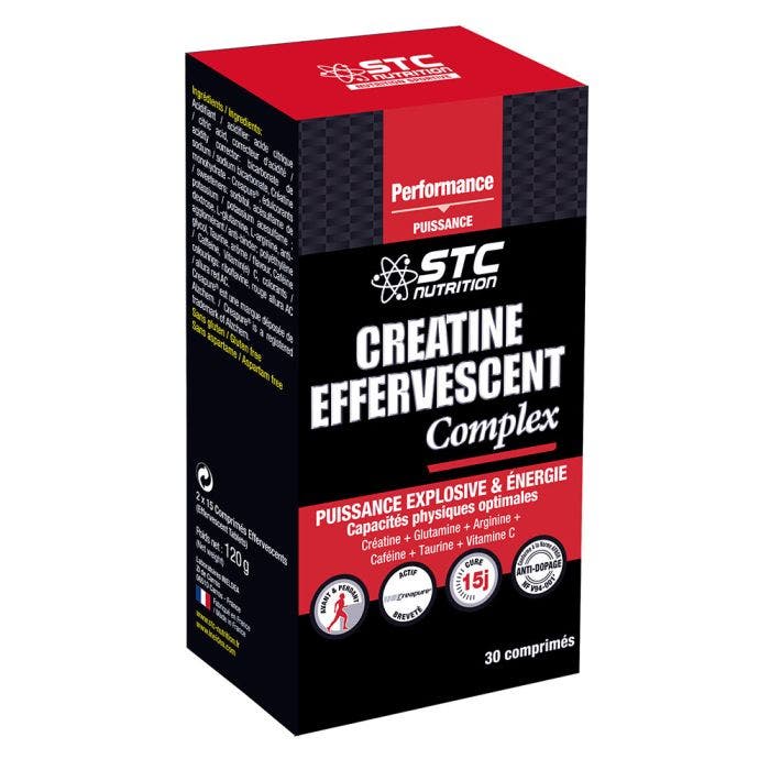 Creatine Complex 30 Effervescent Tablets - Stc Nutrition - Easypara
