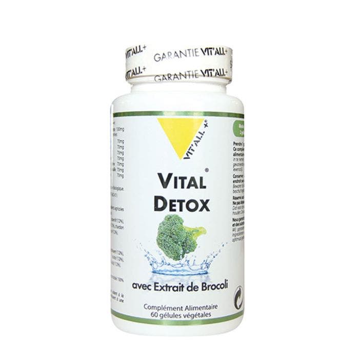 + Vital Detox X 60 Capsules 60 Gélules- Vit'All+ - Easypara