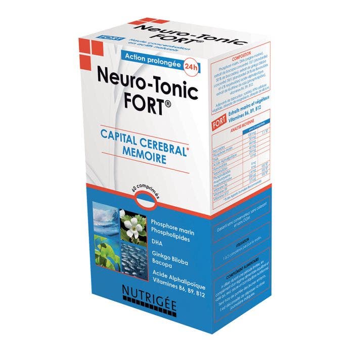 Neuro-tonic Strong 60 Tablets - Nutrigée - Easypara