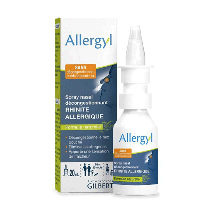 Nasal Decongestant Spray 20ml- Gilbert - Easypara