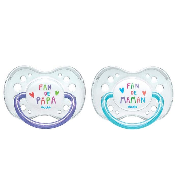 Anatomical Silicone Pacifier With Ring From 18 Months X2 - Dodie - Easypara