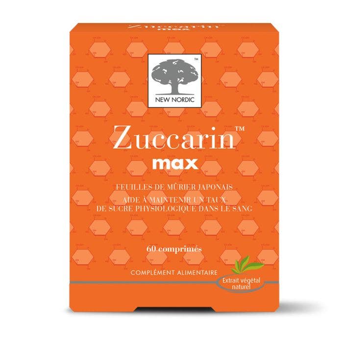 Zuccarin Max X 60 Tablets - New Nordic - Easypara