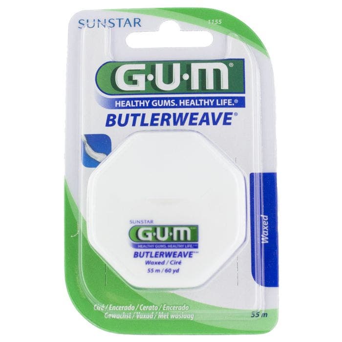 Butlerweave 55 M Waxed Dental Floss - Gum - Easypara