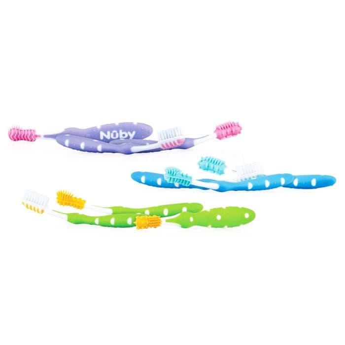 Set Of 3 Toothbrushes - Nuby - Easypara