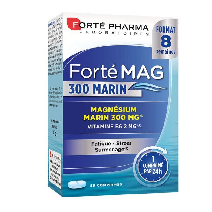 Magne 300 Marine Magnesium X 56 Tablets - Forté Pharma - Easypara